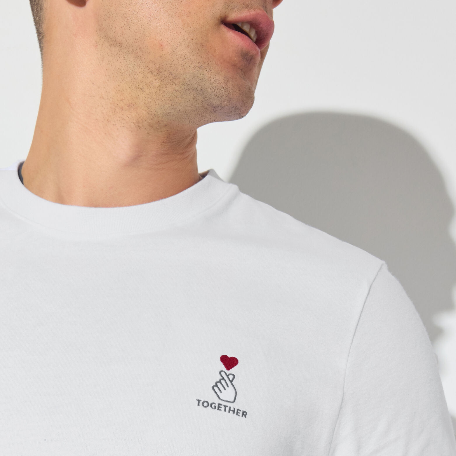 Tee shirt en coton Blanc | Jules