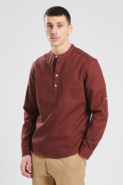 Chemise col mao Homme, chemises col officier | Jules