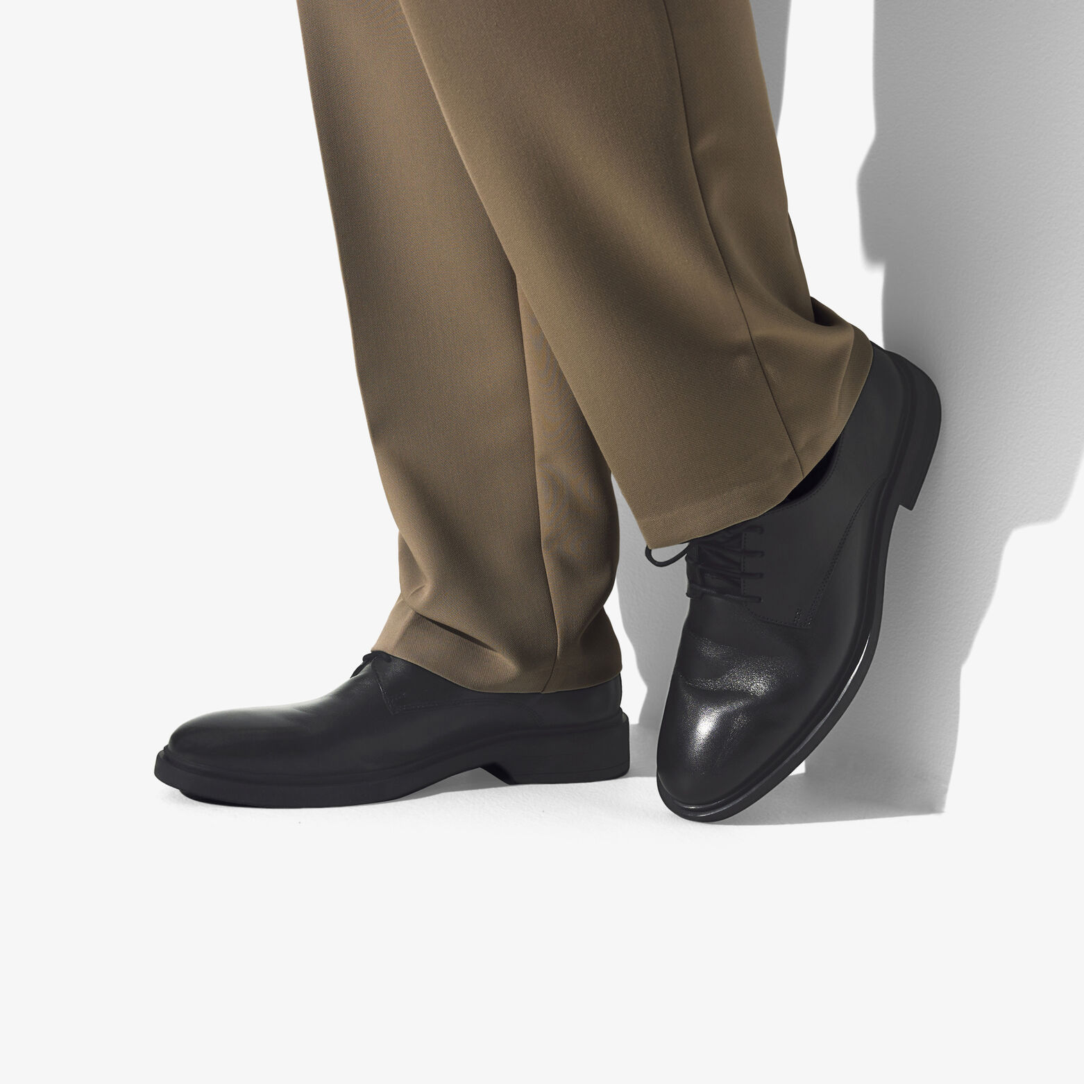 Chaussures de costume derby en cuir Noir | Jules