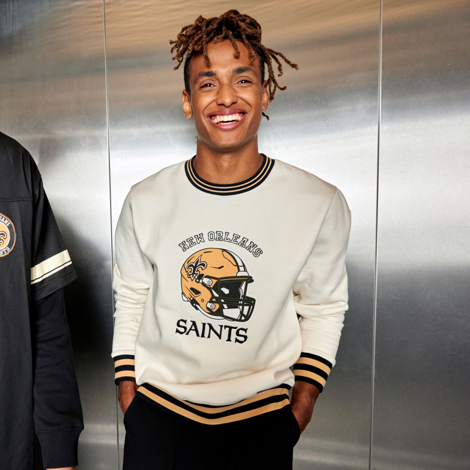 Sweat "New Orleans Saints" licence NFL Ecru | Jules