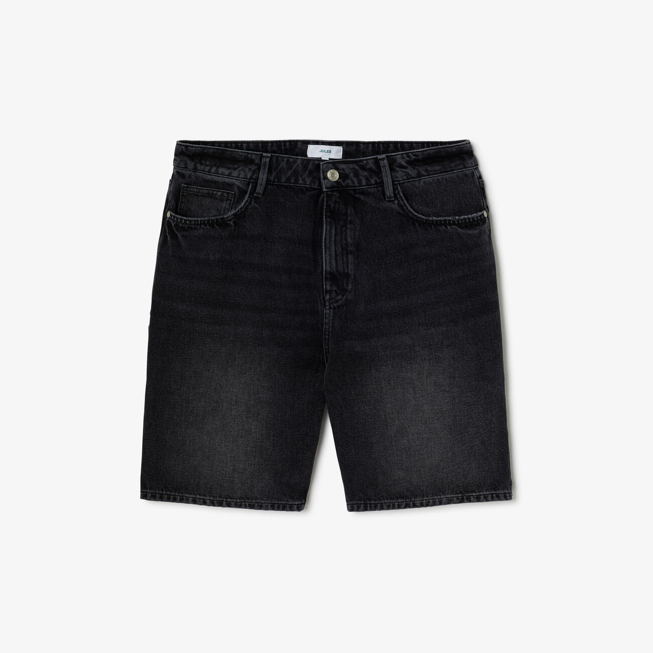 Short baggy en jean Noir | Jules