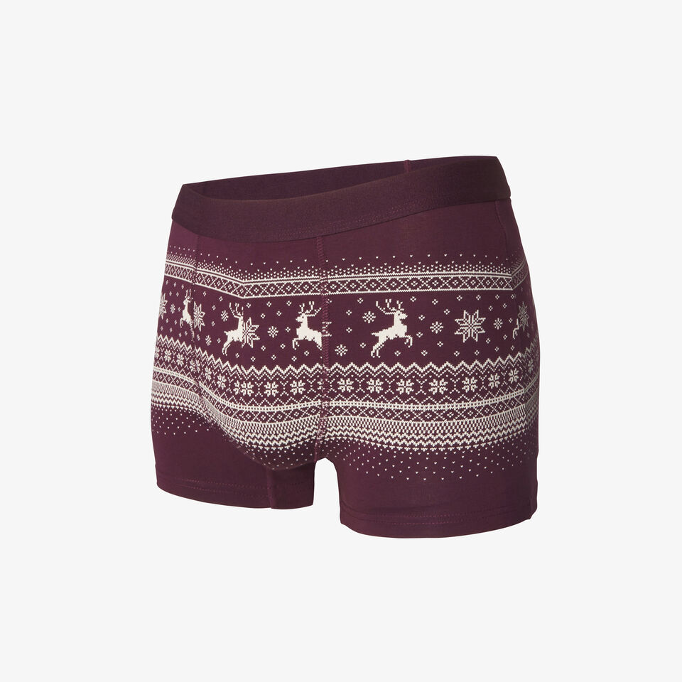Boxer fantaisie Noël Bordeaux | Jules